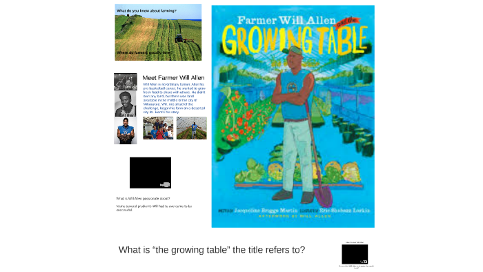 Farmer Will Allen and the Growing Table by Jessica Croutcher on Prezi
