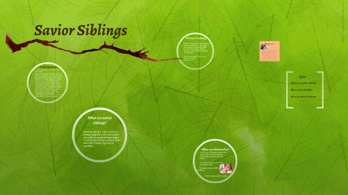 Savior Siblings by Samantha Clement on Prezi