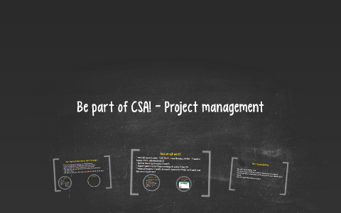 Be part of CSA! - Project management by Tudatos Vásárlók Egyesülete on ...