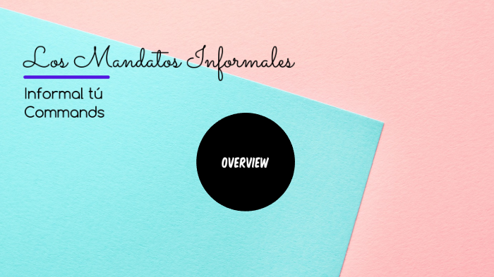 Los Mandatos Informales by Tristan Van Horn on Prezi