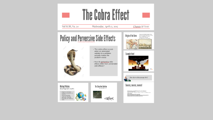 The Cobra Effect by Lizzy Hartsell on Prezi
