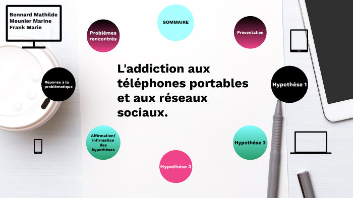 L'addiction aux téléphones portables et aux réseaux sociaux by Mathilde ...