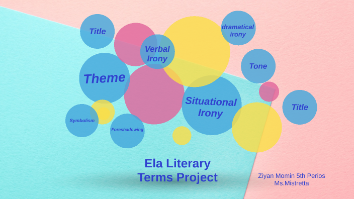 Ela literary terms project by Ziyan Momin on Prezi
