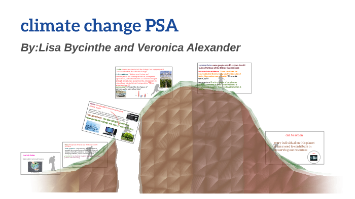 climate change PSA by