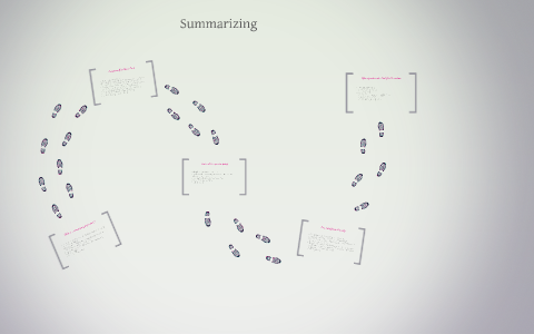 Why is summarizing important? by Jon gerhards on Prezi