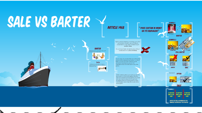 Sale Vs Barter by Eljohn Cordora on Prezi