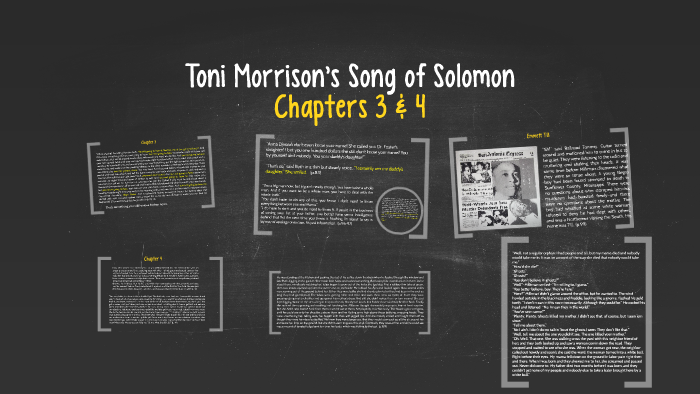 Toni Morrison's Song of Solomon by Estephany Núñez on Prezi