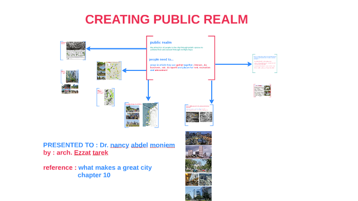 How to create a public realm by Ezzat Tarek