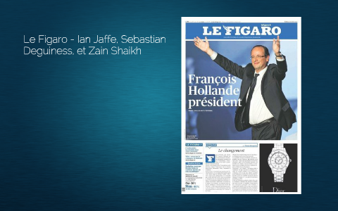 Le Figaro - Ian Jaffe, Sebastian Deguiness, et Zain Shaikh by Ian Jaffe ...