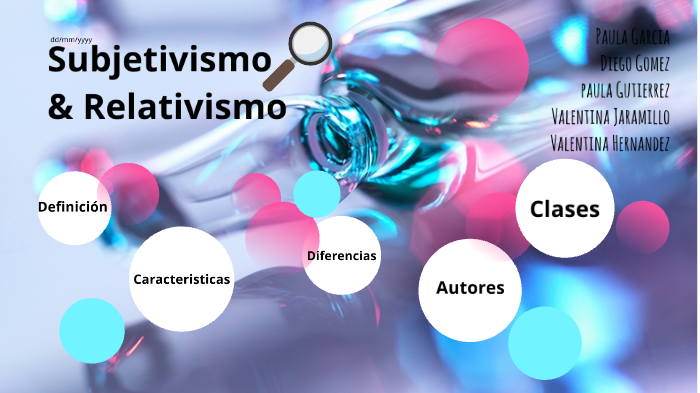 subjetivismo y relativismo by Valentina Hernandez on Prezi