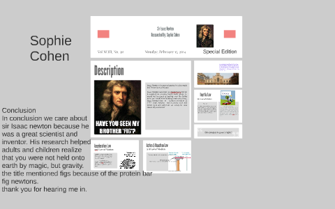 Sir Isaac Newton by Dennis Smyth on Prezi