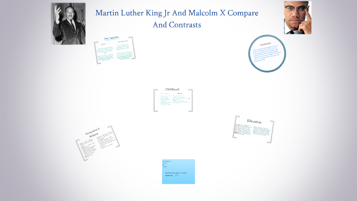Martin Luther King Jr And Malcolm X Compare And Contrasts by Alec ...