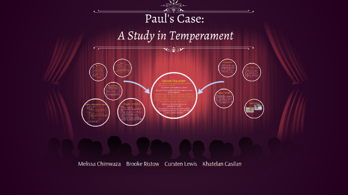 Paul's Case: by melissa chimwaza on Prezi