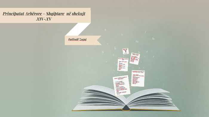 Principatat Arbërore - Shqiptare në shekujt XIV-XV by fatlinda zogaj on ...