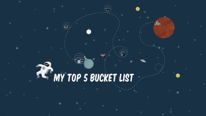 MY TOP 5 BUCKET LIST By Elgene Reyes