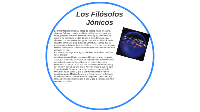 El primer filósofo jónico fue Tales de Mileto, nació en Mile by juanjo ...