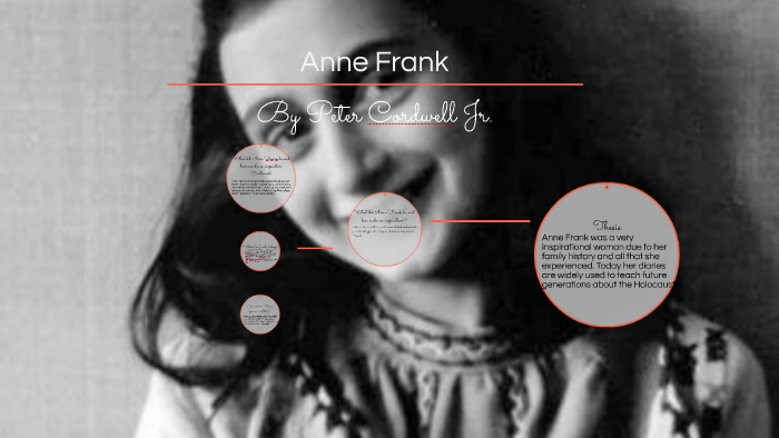 Anne Frank by Peter Cordwell Jr.
