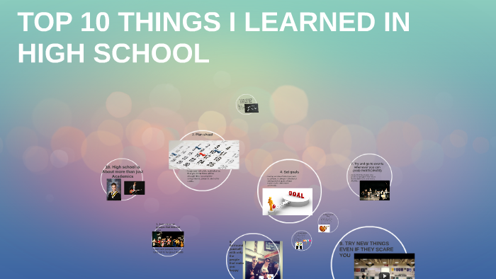 10 Things I Learned in High School by Jayden Miller on Prezi