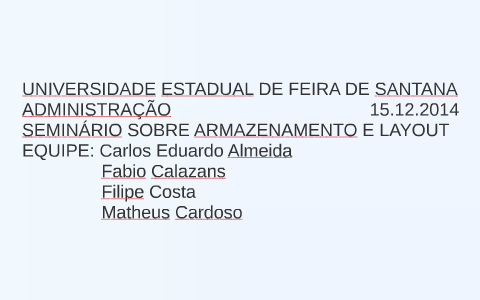 ADM MATERIAIS by Fabio Calazans on Prezi