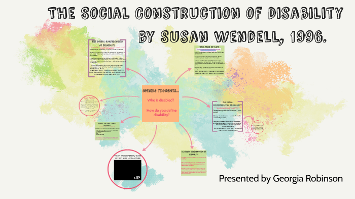 The Social Construction of Disability by Susan Wendell, 19 by Georgia ...