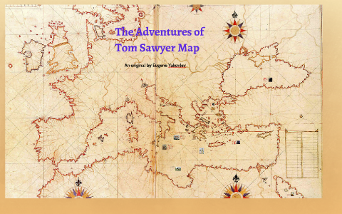 The Adventures of Tom Sawyer Map by Eugene Yakovlev by Eugene Yakovlev ...