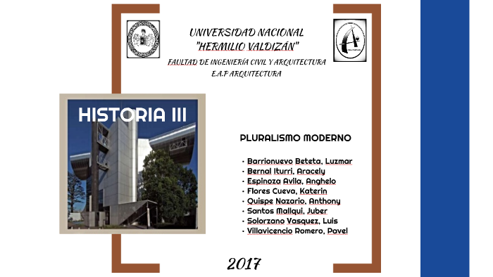 PLURALISMO MODERNO by Luzmar Barrionuevo Beteta on Prezi