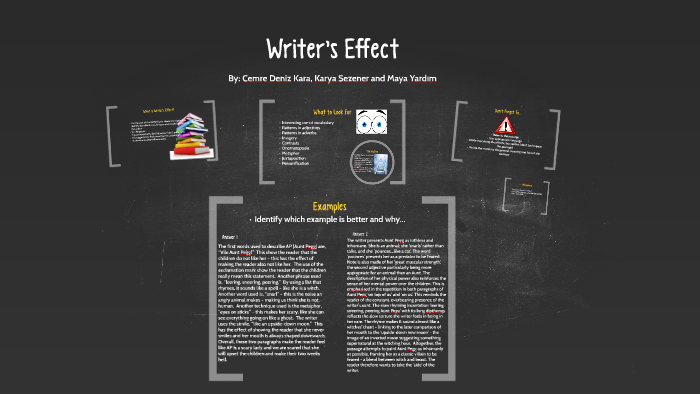 Writer's Effect by Karya Sezener on Prezi