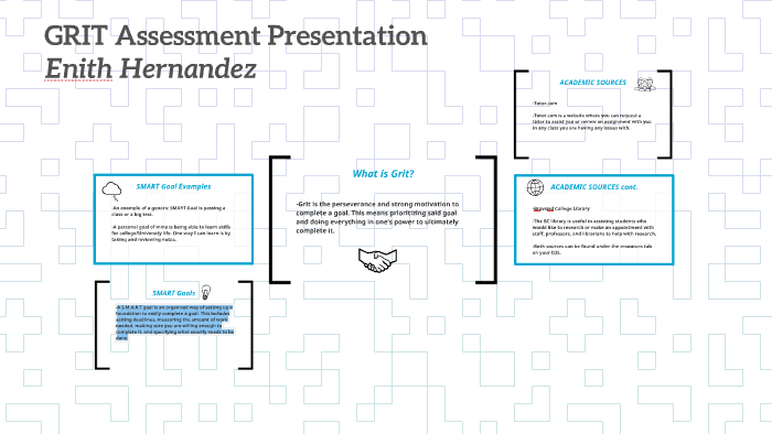 GRIT Assessment Presentation by Serena Hernandez on Prezi