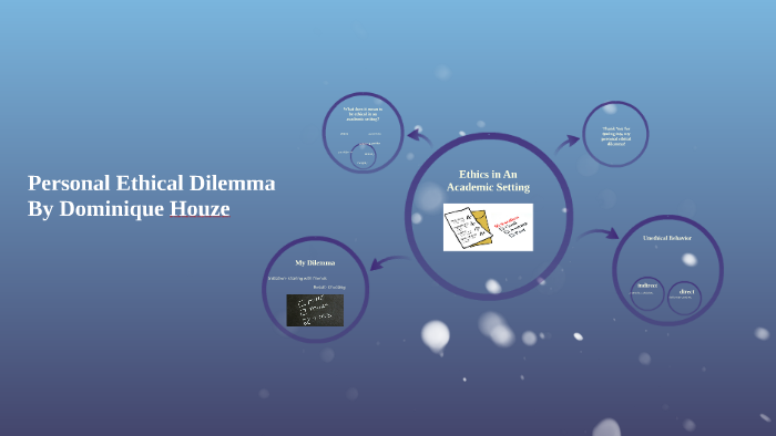 Personal Ethical Dilemma by on Prezi