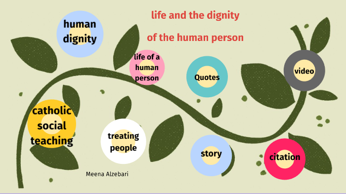 life and the dignity of the human person by Meena Alzebari on Prezi