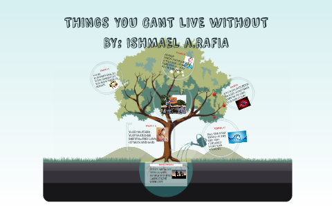 THINGS YOU CANT LIVE WITHOUT by ishmael rafia on Prezi