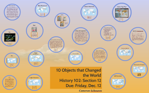 10 Objects that Changed the World by on Prezi