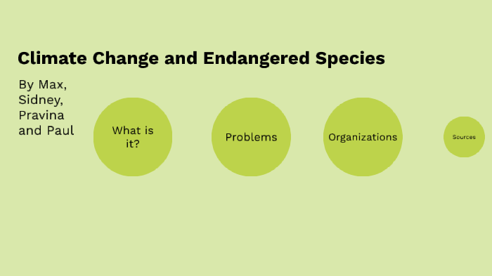 Endangered Species, Climate Change by Mia Winebrenner on Prezi