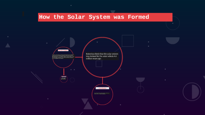 How the solar system was formed by dusty patterson on Prezi