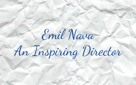 Emil Nava - An Inspiring Director by Georgina Irvine