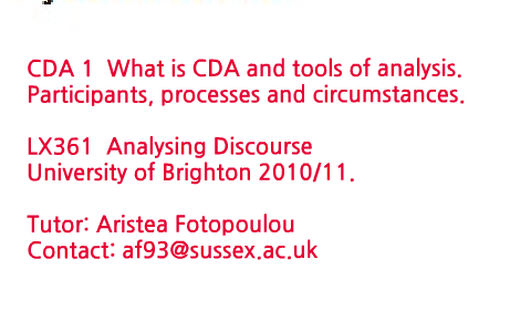 Critical Discourse Analysis – What is CDA and tools of analysis. by ...