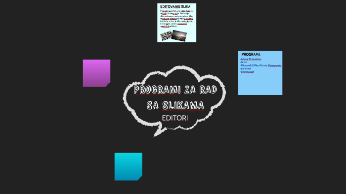 PROGRAMI ZA RAD SA SLIKAMA- EDITORI by Tijana B on Prezi