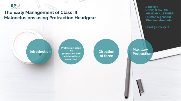 The Early Management of Class III Malocclusions using Protraction ...