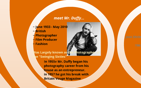 Famous Photographer: Brian Duffy by Nick Vankleeck on Prezi