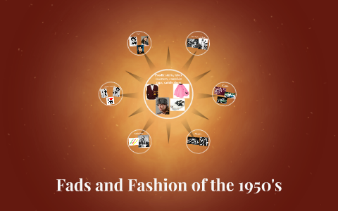 Fads and Fashion of the 1950's by Justice Bell-Hazlett