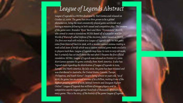League of Legends Timeline by Kilian Gebur on Prezi
