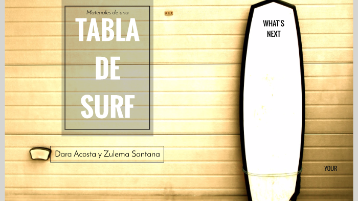 MATERIALES DE UNA TABLA DE SURF by Zulema Fabregat on Prezi