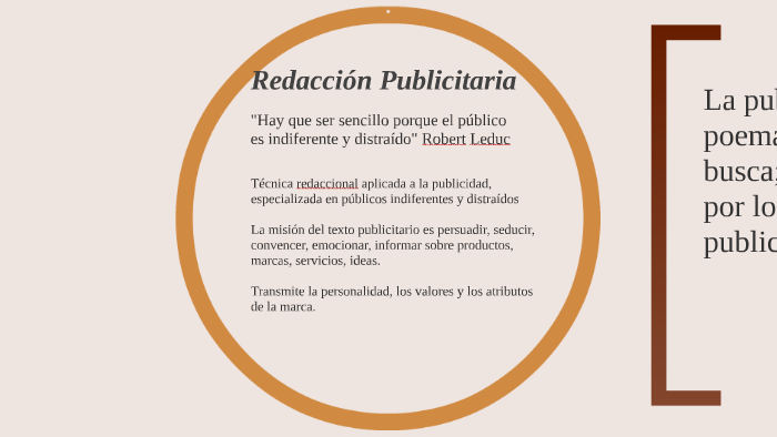 Redacción Publicitaria by Ana Dávila on Prezi