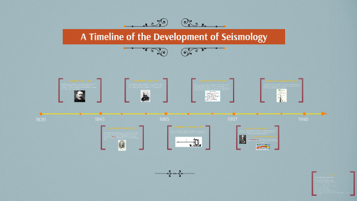 A Timeline of the Development of Seismology by Paige Bair on Prezi