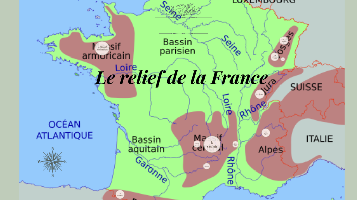 рельеф Франции by Maria Karpova on Prezi