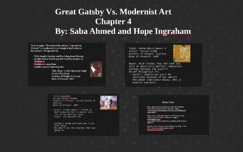 Great Gatsby Vs. Modernist Art by Saba Ahmed on Prezi