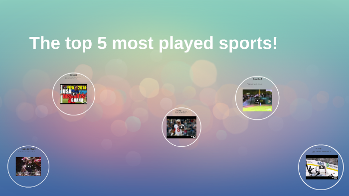 The top 5 most played sports! by adrik feitelson on Prezi