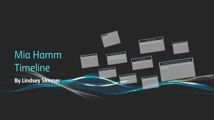Mia Hamm Timeline by Lindsey Skinner on Prezi