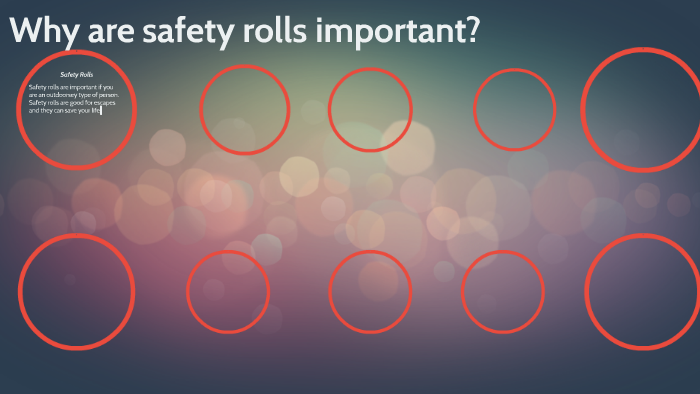 Why are safety rolls important? by myles douglas on Prezi
