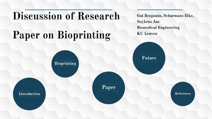 Next Gen Biomaterials: Bioprinting by Benjamin Gui on Prezi